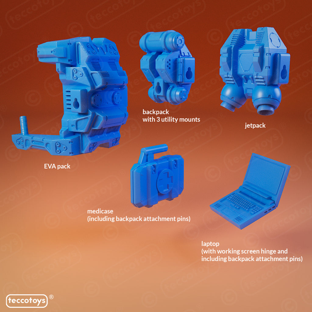 Age Of Mecha™ 1/35 scale figure accessories pack (3D print files ...