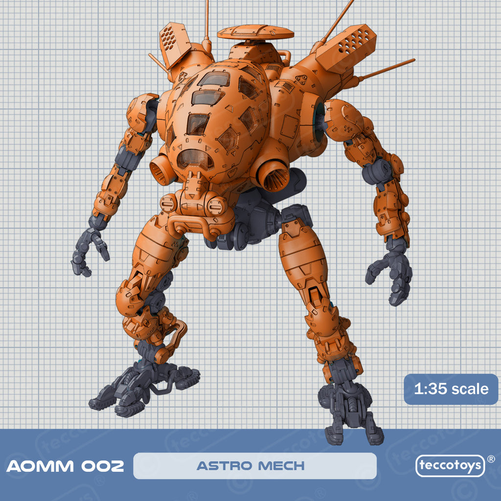 Age Of Mecha™ Astro Mech (action vehicle kit print file) – teccotoys