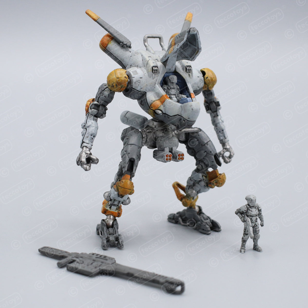 Pocket Mech™ "Vulture" 3D printable action figure file (pre-supported ...